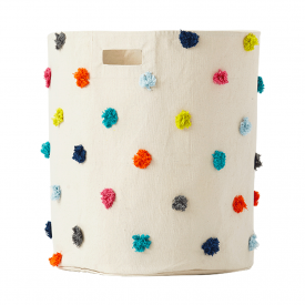 Pehr Multi-colour Pom Pom Storage Bin - MK Kids Interiors - Award ...