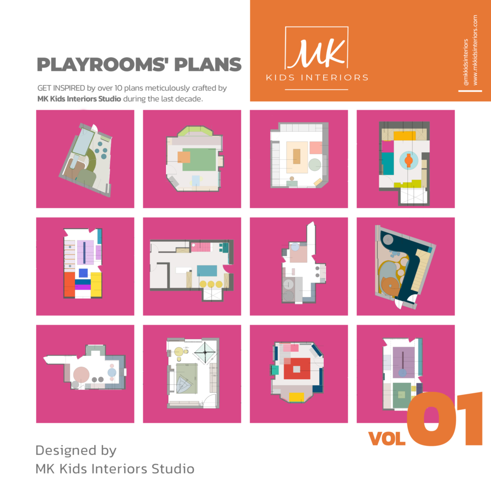 Kids Bedroom and Playroom Floor Plans