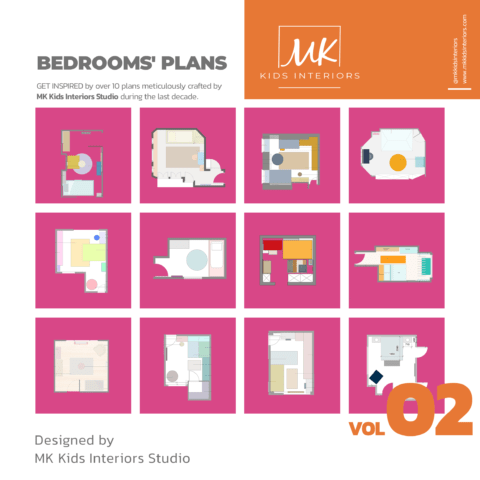 Kids Bedroom and Playroom Floor Plans
